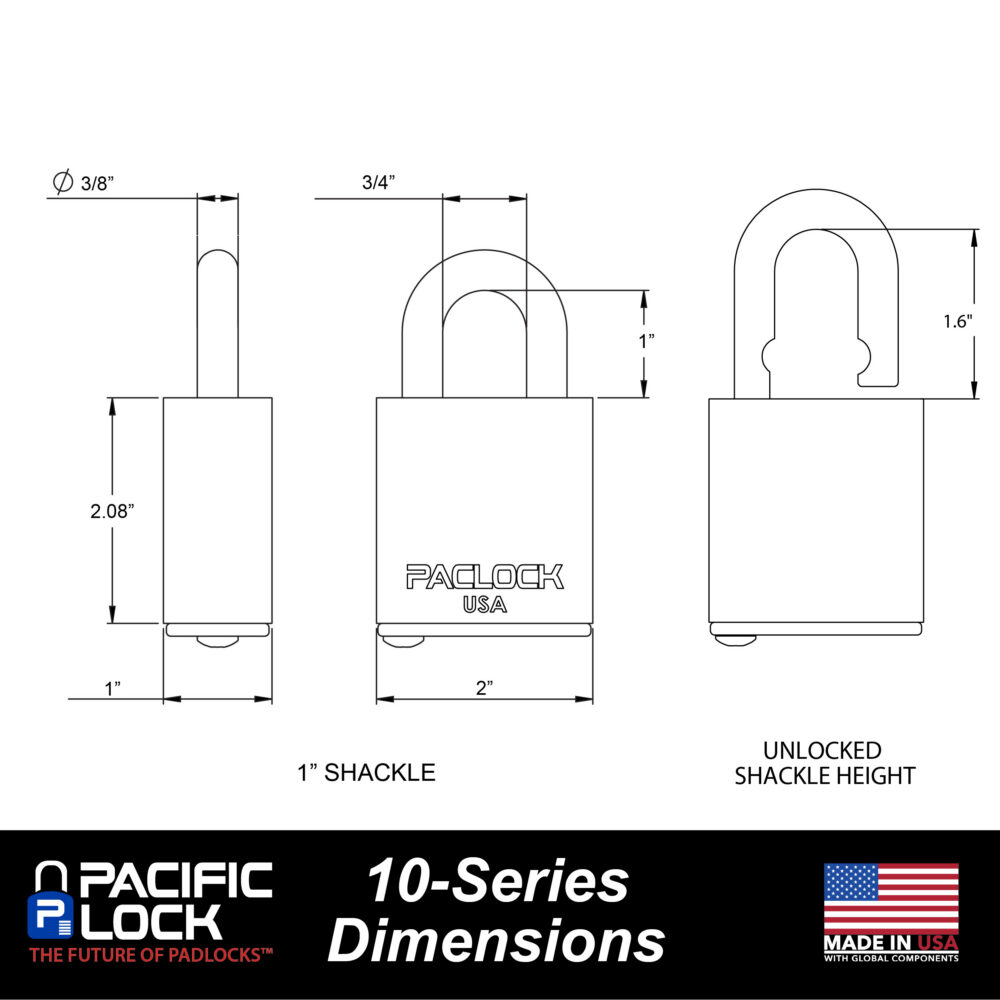 "10-Series" Universal Jobsite Box Lock - PACLOCK