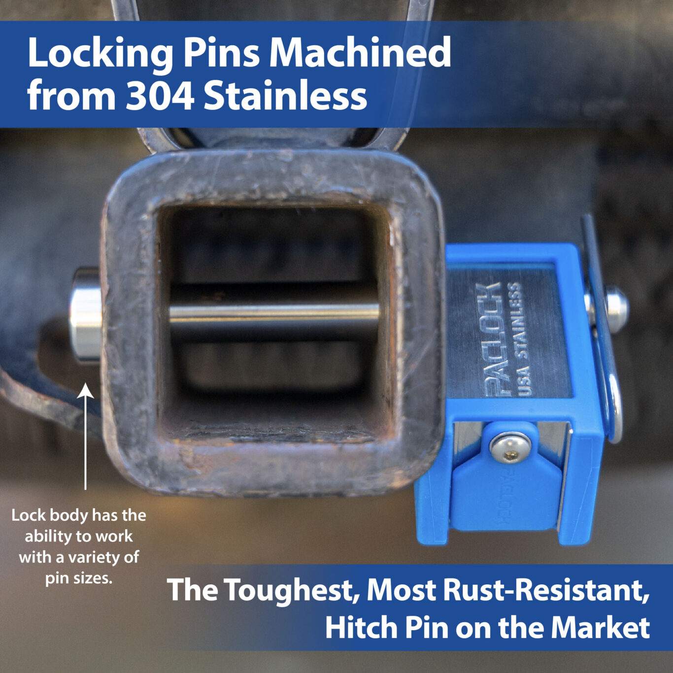 "80-Series" Hitch Pin Locks - PACLOCK