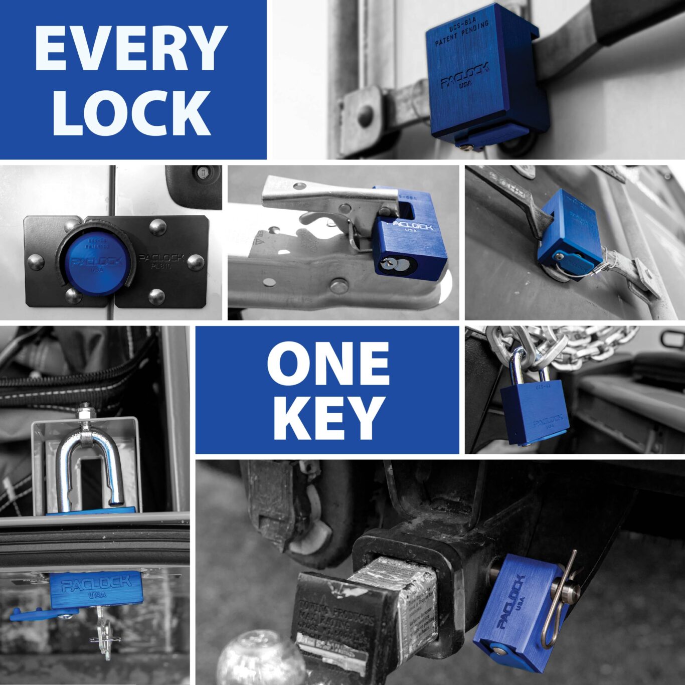 "80-Series" Hitch Pin Locks - PACLOCK