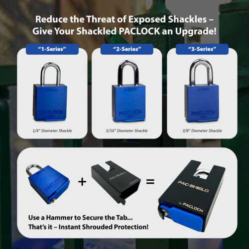 PAC-SHIELD™ Shrouded Stainless Steel Guard - PACLOCK